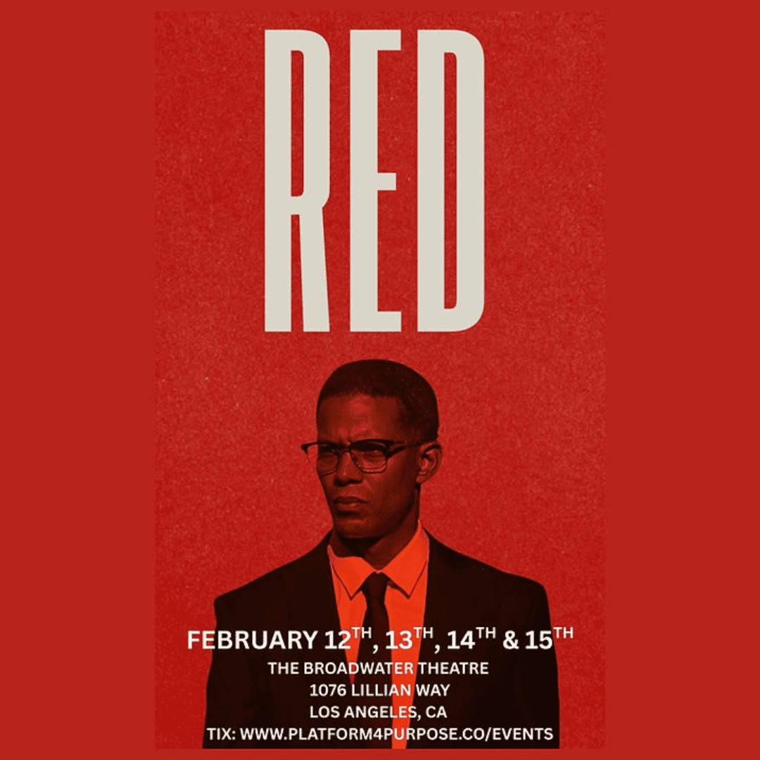 RED, A One-Man Stage Play By Todd Anthony - Support Black Theatre