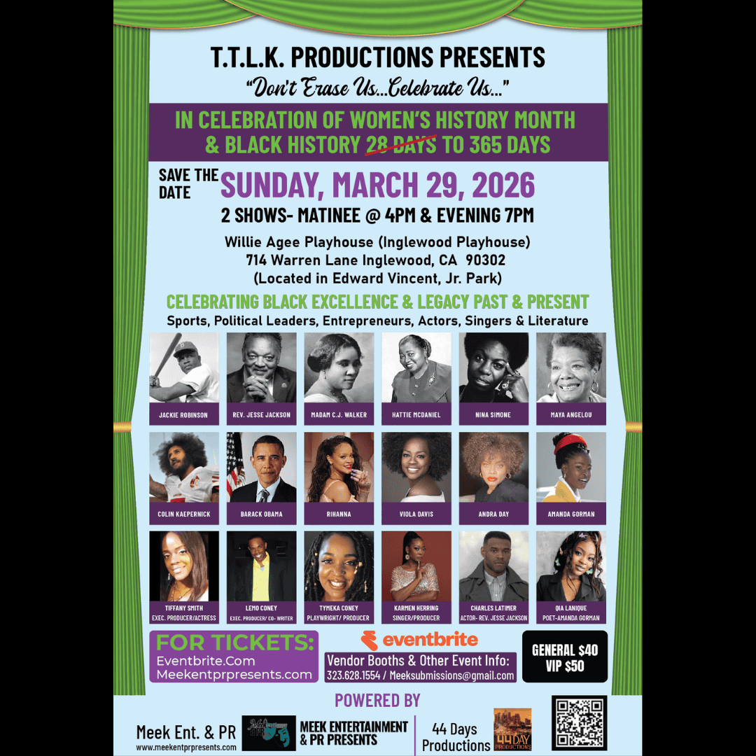 Don’t Erase Us…Celebrate Us By Tymeka Coney - Support Black Theatre
