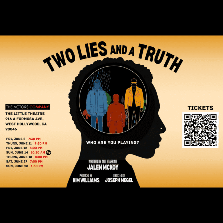 Two Lies And A Truth By Jalen McKoy At HFF - Support Black Theatre